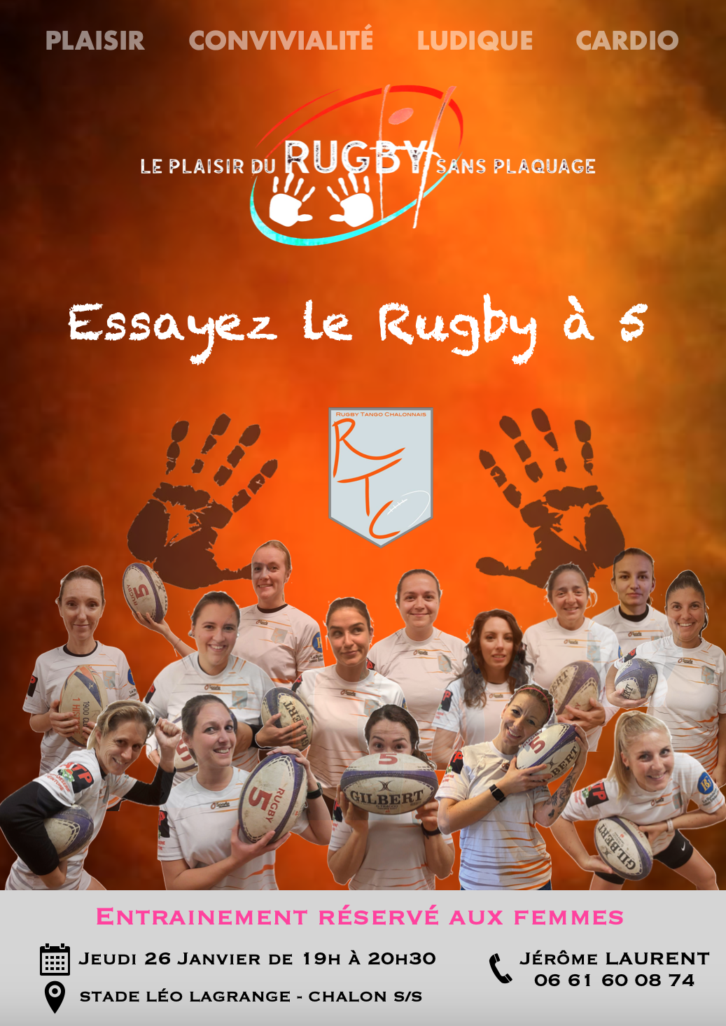 Essayer le rugby à 5 - Rugby Tango Chalonnais